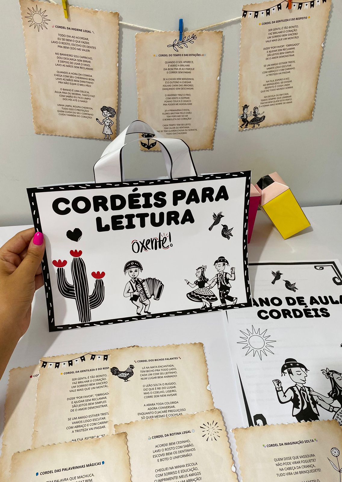 Cordéis para leitura – Festa Junina – Atividades da Day